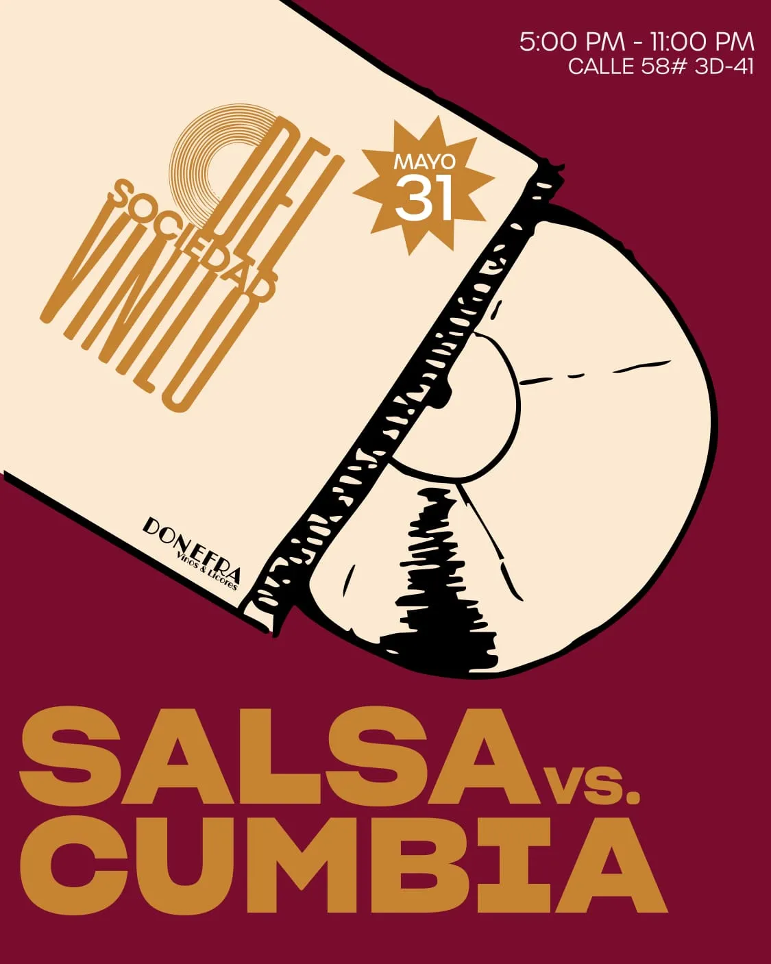 Salsa Vs Cumbia en Don Efra Vinos Y Licores - Distrito CH